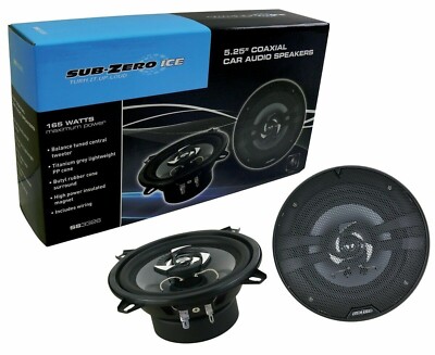 Sub-Zero Ice Car Audio 5.25" Coaxial Speakers - SS3326 | eBay UK
