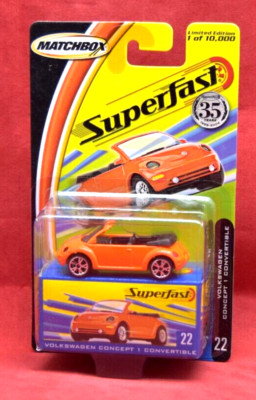New sealed Matchbox Superfast Volkswagen Concept I Convertible diecast ...
