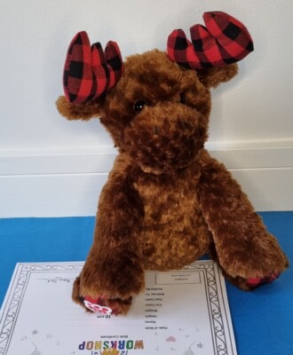 Build A Bear Buffalo Check Moose BNWT PLUSH NEW 2022 Christmas R8 ...