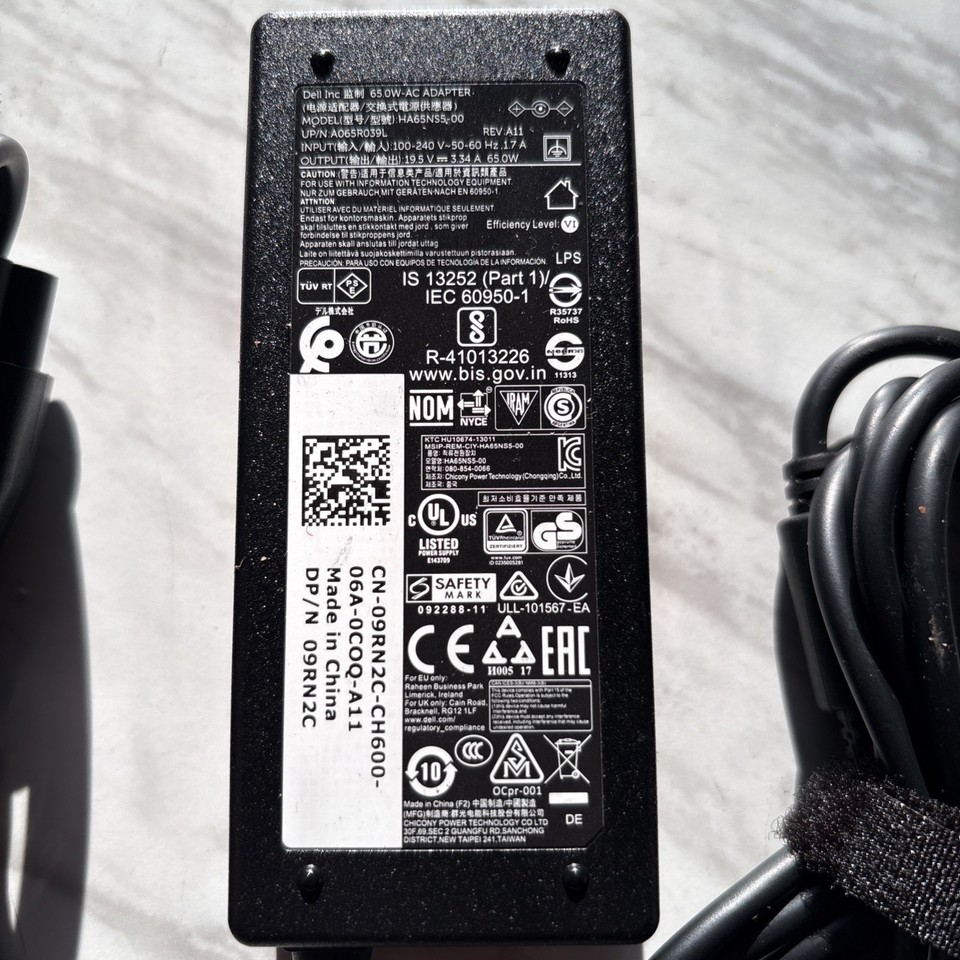 DELL Latitude Rugged 5414 P46G 19.5V 3.34A Genuine AC Adapter | eBay