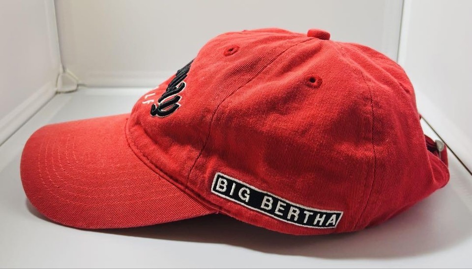 Callaway Golf Embroidered Logo Cap Hat Red | eBay