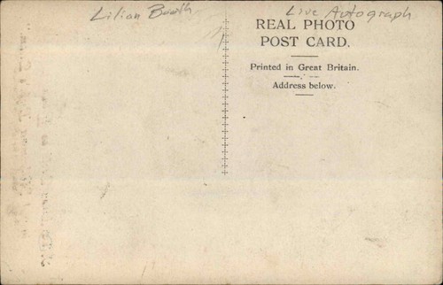 Actress Lillian Booth LIVE AUTOGRAPH Antique Postcard | eBay