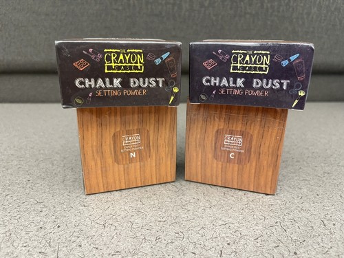 4 of The Crayon Case Chalk Dust Setting Powder Boxes. 2 “N” and 2 “C ...