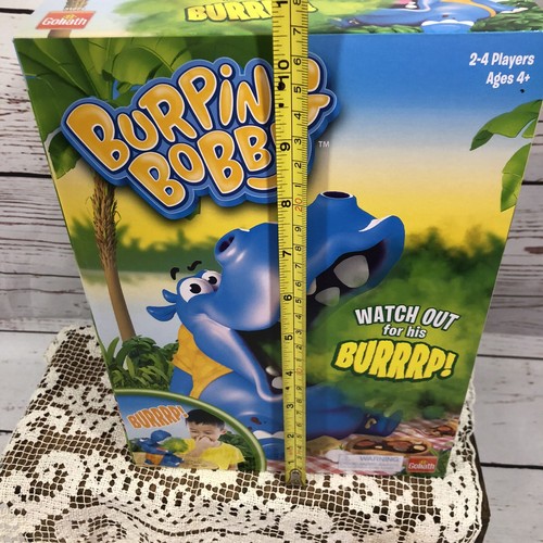 Burping Bobby Hippo by Goliath Game Toys Family Fun Night 2-4 Players ...