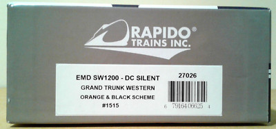 HO SCALE RAPIDO EMD SW1200 GRAND TRUNK WESTERN GTW #1515 27026 | eBay