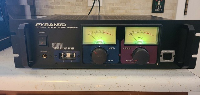 PYRAMID PA800X Stereo Power Amplifier Untested as Is Read Description ...