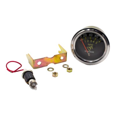 2" Oil Pressure Gauge 0-80 PSI Mechanical Auto Gauge | eBay