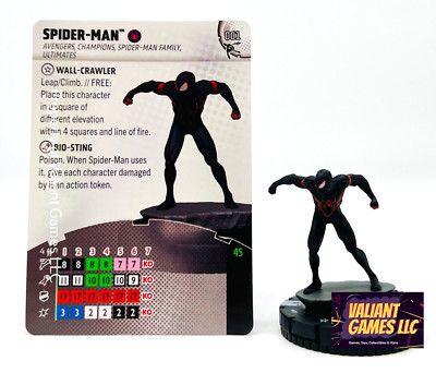 Marvel Heroclix Spider-Man #001 w/ Card Spider-Verse Set | eBay