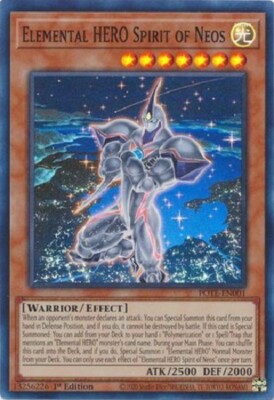 ( ELEMENTAL HERO SPIRIT OF NEOS ) - Super Rare - POTE-EN001 - 1st NM ...