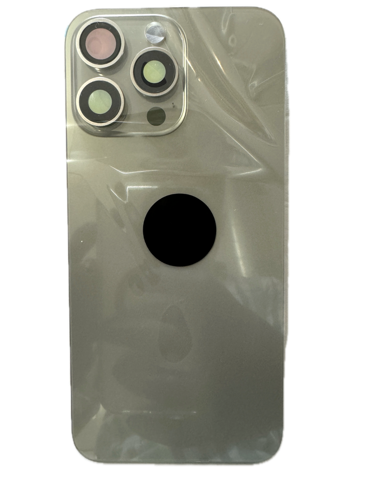 OEM iPhone 15 Pro Max Back Glass Cover Housing w/Camera Lens Magnets ...
