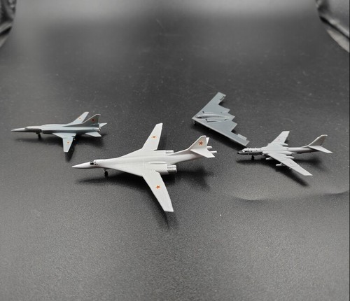 1/700 TU-160 bomber B2 Ghost fighter jet finished aircraft model 4pcs ...