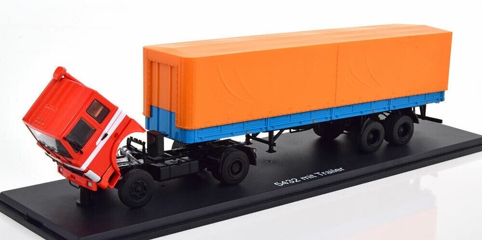 Truck Miniature Maz 5432 Semi-Trailer - Premium ClassiXXs - 1/43 | eBay