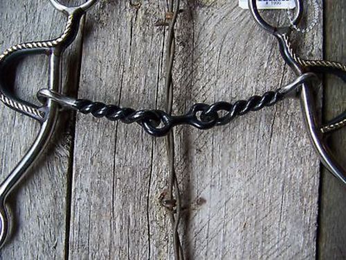 Bit - SS Sweet Iron Dog Bone Twist with Rope Edge 843542019235| eBay