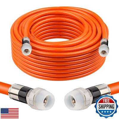 MOOKEERF Coaxial Cable 50FT,RG6 Coax Cable for TV with Weatherproof ...