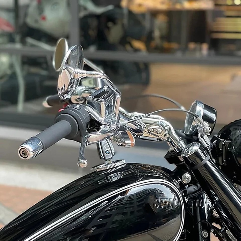 Motorcycle Handlebar Heightening Riser Bar Clamp Mount Accessories For ...