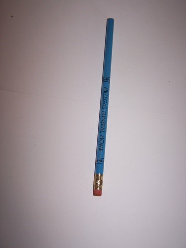 Vintage HILLEGAS FUNERAL HOME Advertising Pencil TALLMADGE OHIO | eBay