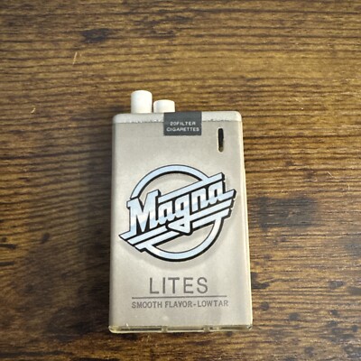 VINTAGE 1980'S PACK LITE MAGNA CIGARETTES CIGARETTE LIGHTER SPARKS, NO ...