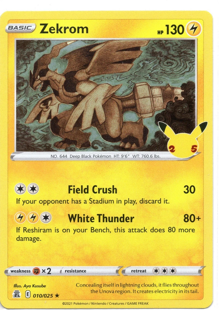 Pokemon Zekrom Card