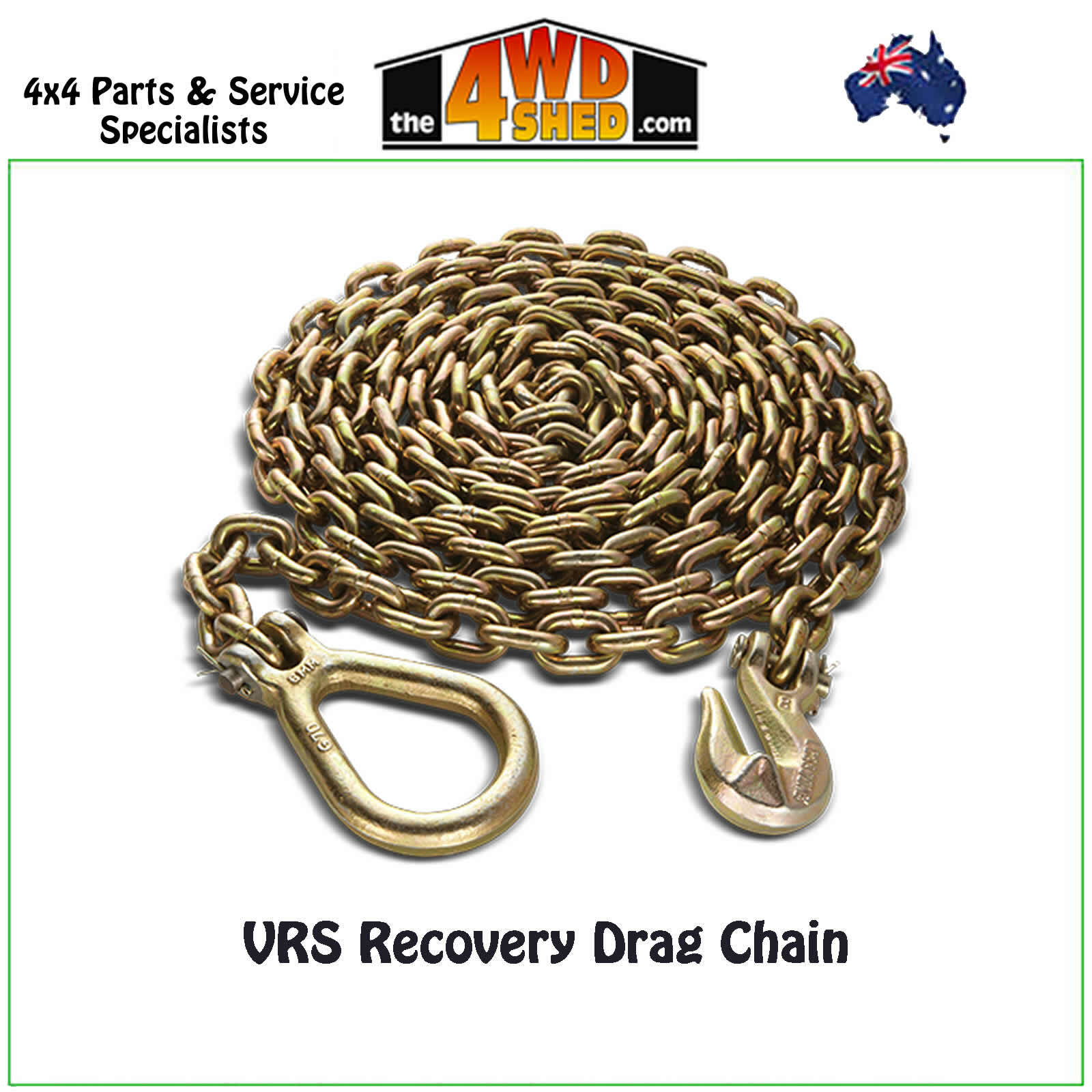 VRS Recovery Drag Chain 4WD Recovery | eBay Australia