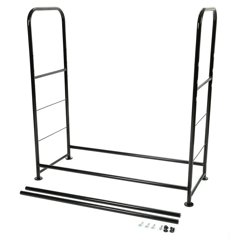 Adjustable Rolling 8 Tire Rack Garage Storage W/ Wheel For Home ...