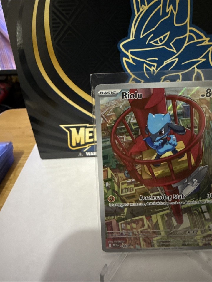 Riolu Black Star Promo Illustration Rare #10 - Pokémon Mega Evolutions ...