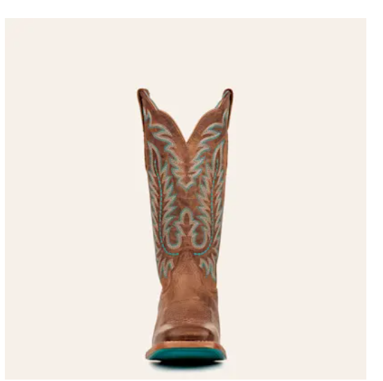 Ariat Women's Frontier Tilly Rodeo Tan TekStep Wide Square Toe Cowboy ...
