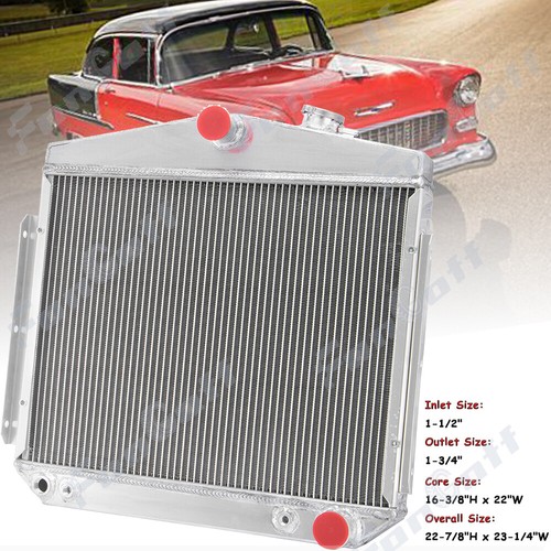 For 1955 56 1957 Chevy Bel Air Small Block Big Block Aluminum 3-Row ...