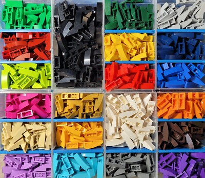 Lego 50950 Brick Curved Slope 1X3 Select Colour Pack of 40. | eBay UK