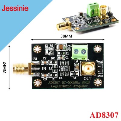 AD8307 RF Power Detector Module Logarithmic DC-500MHz Amplifier | eBay