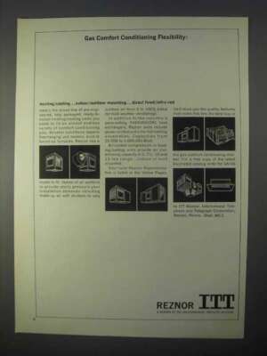 1966 ITT Reznor Gas Heating Ad - Comfort Flexibility | eBay