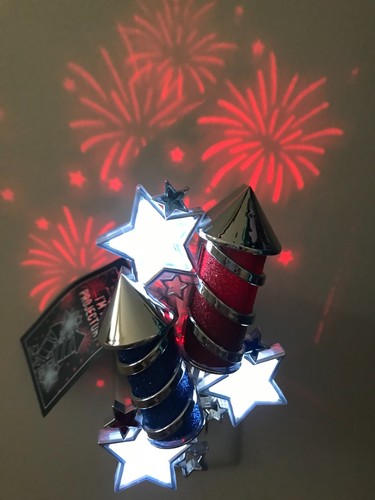 Bath & Body Works Fireworks Light Up Projector Wallflowers Plug In July ...