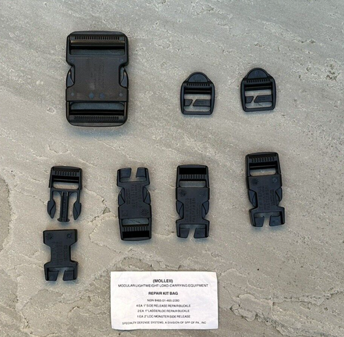 USGI MOLLE ( NOT MOLLE II ) Nexus Replacement Repair Kit Bag Backpack ...