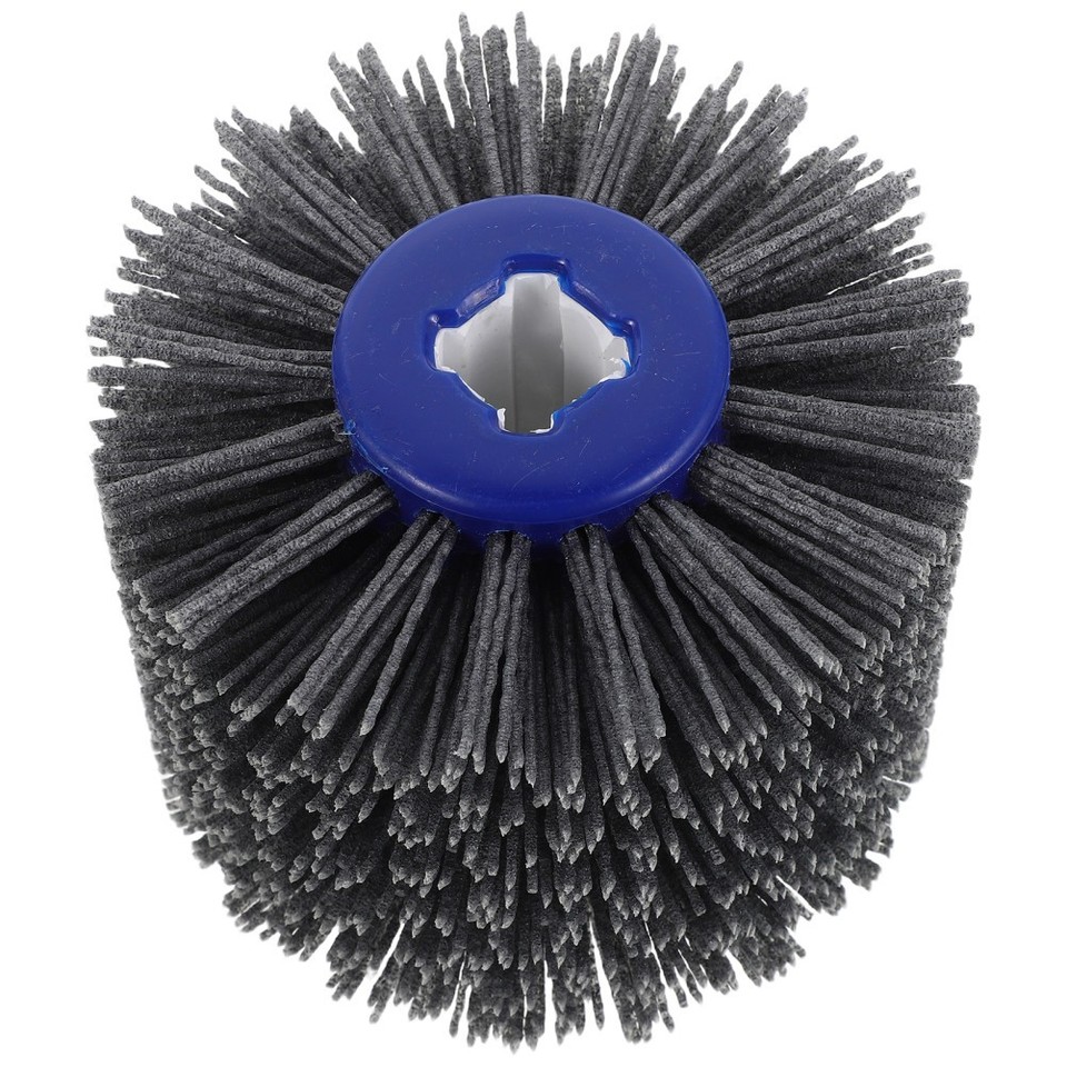 Abrasive Nylon Drawing Wheel 60 Grit Drum Burnishing Polishing Brush ...