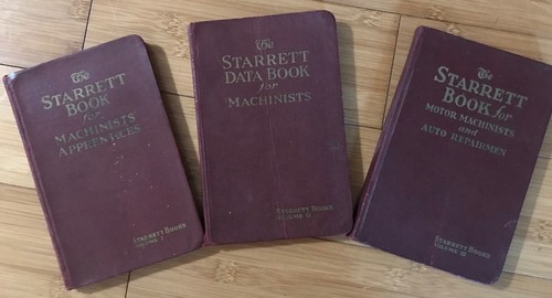 The Starrett Book For Machinists - 1940’s - 3 Book Set | eBay