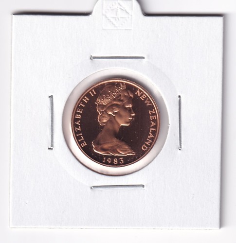 NEW ZEALAND PROOF: 1983 2 CENT COIN IN 2X2 HOLDER #2581 | eBay