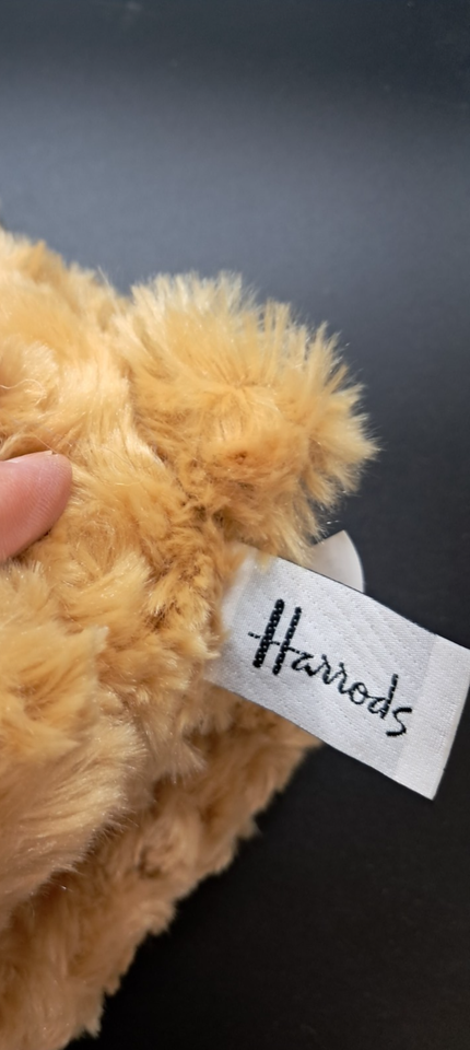Harrods Teddy Bear Plush Green Harrods Ribbon Soft Toy Charity Sale ...