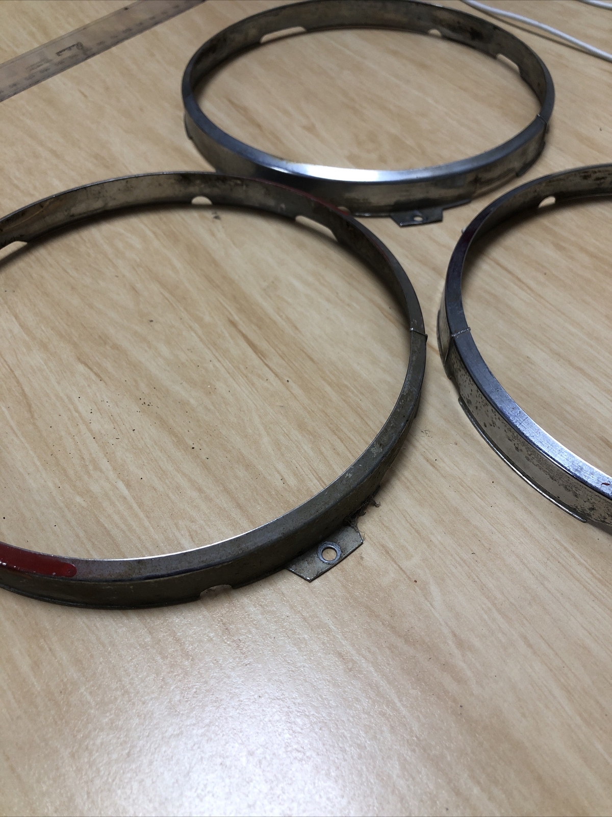 4 Vintage Rootes Humber Sunbeam Hillman Headlight Retaining Ring Rim | eBay