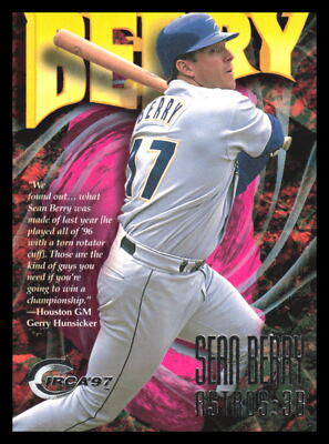 1997 Circa Sean Berry #17 Houston Astros 4A | eBay