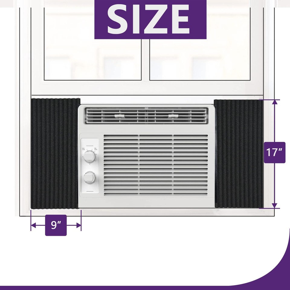 Window Air Conditioner Foam Insulation Panels,Window AC Side Panel Kit ...