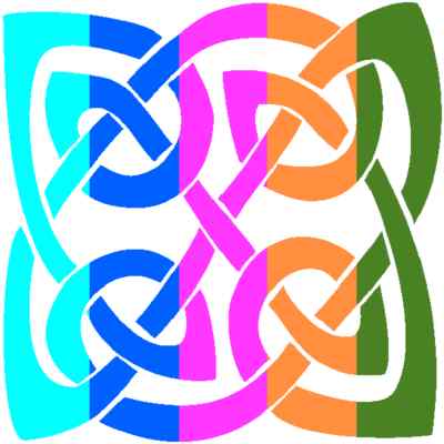 30 Custom Modern Rainbow Exotic Celtic Art Personalized Address Labels ...