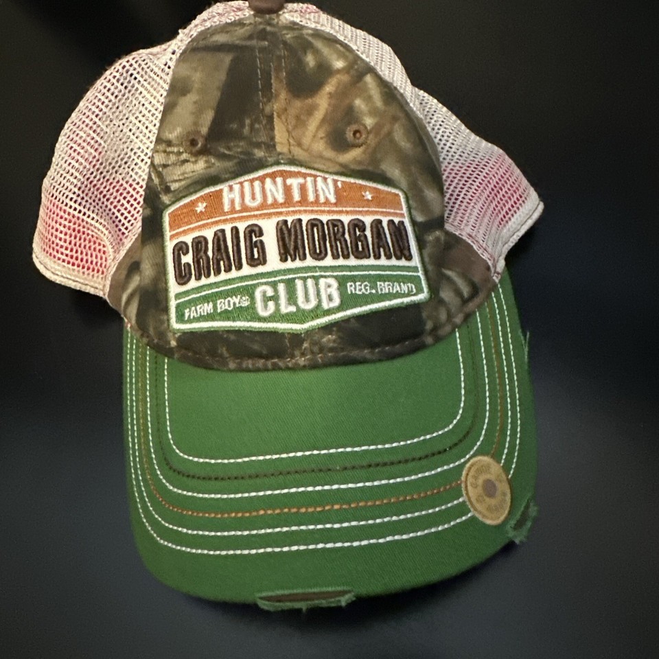 Craig Morgan Huntin Club Distressed Adjustable Baseball Cap-Hat | eBay