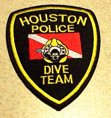 HOUSTON TEXAS TX DIVE UNIT 4 3/4" POLICE PATCH FREE SHIPPING!!! | eBay