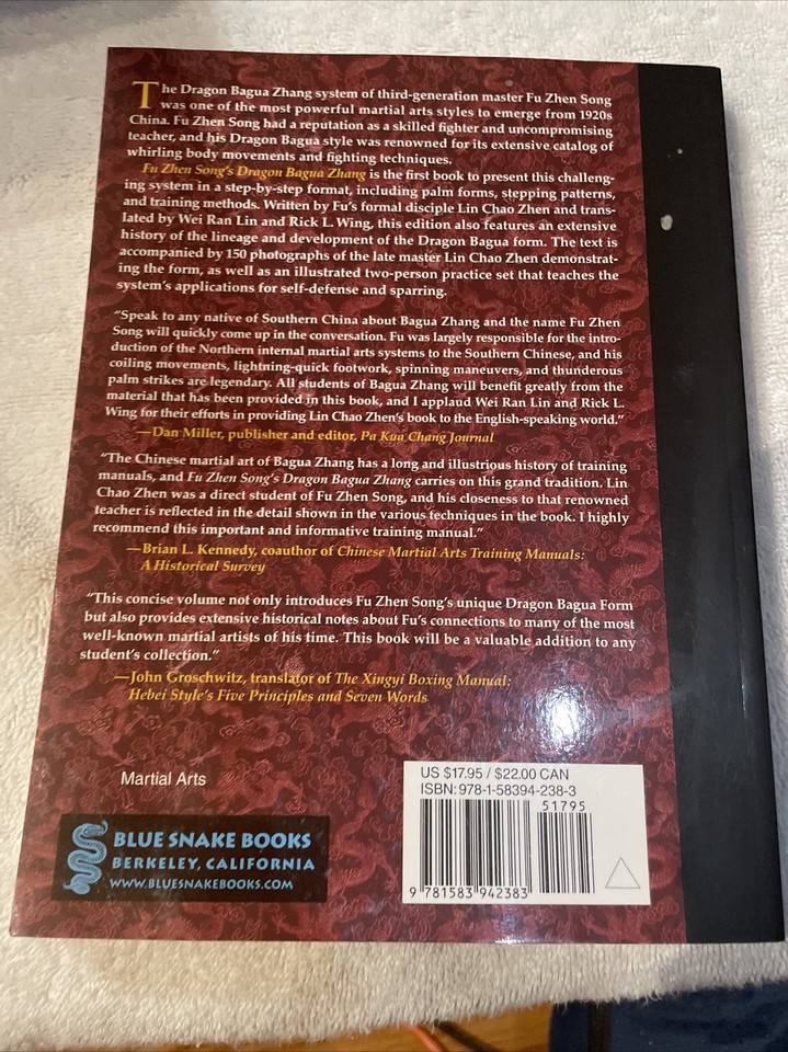 Fu Zhen Song's Dragon Bagua Zhang by Chao Zhen Lin (2010, Trade ...