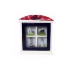 Dollhouse Filled Wood Lighthouse Collection Display Cabinet for 1:12 ...