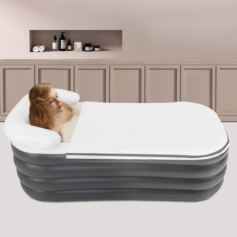 Foldable Portable Standing Bathtub Inflatable SPA for Shower Stall Hot ...