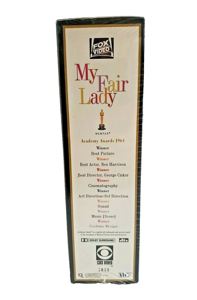 My Fair Lady VHS 2-Tape Movie 30th Anniversary Letterboxed Edition New ...