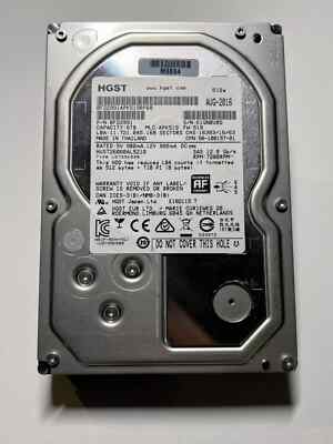HGST 3.5" 6TB 7.2K 12Gbps SAS-3 128MB Server Hard Drive 0f22991 512E ...