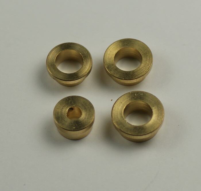 4x Grandfather Clock bushes brass pivot bush bushing mixed sizes spares ...