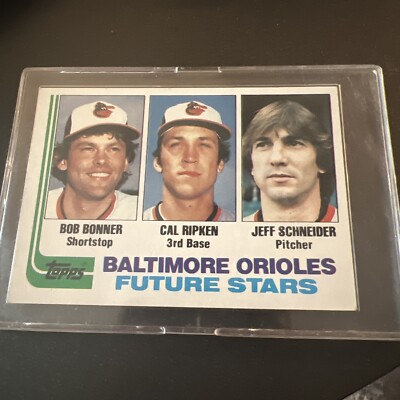 1982 Topps #21 Rookie Card HOF Cal Ripken Jr. Baltimore Orioles Future ...