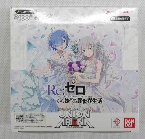 Bandai Union Arena Re:Zero Booster Pack Box 40BT Card Game | eBay